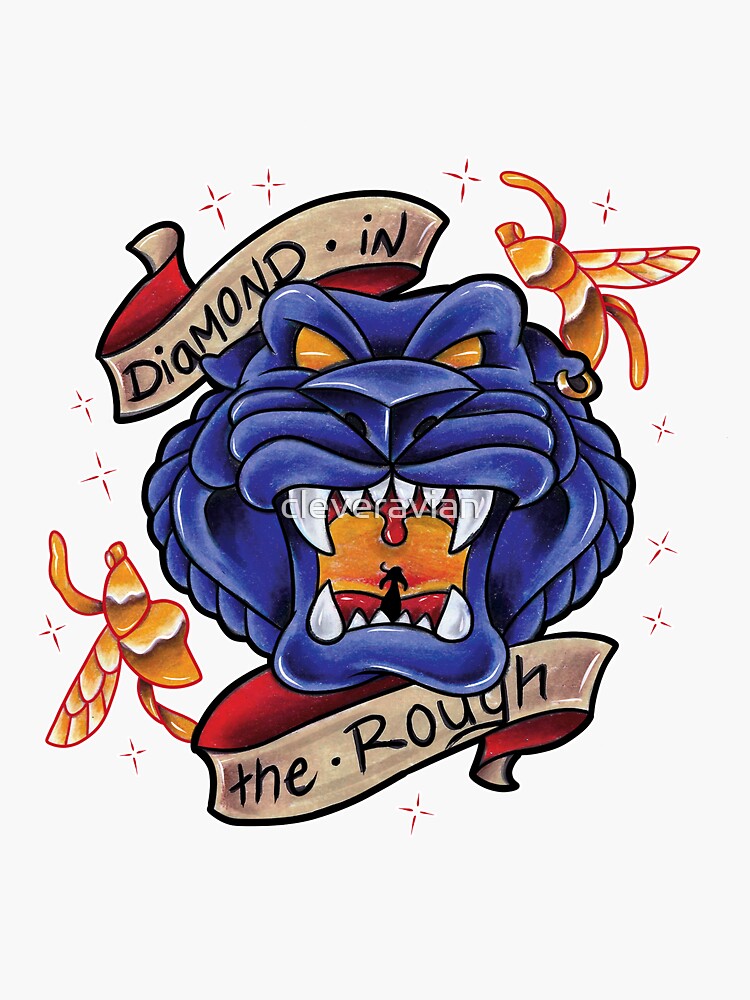 "Diamond in the Rough" Sticker for Sale by cleveravian | Redbubble