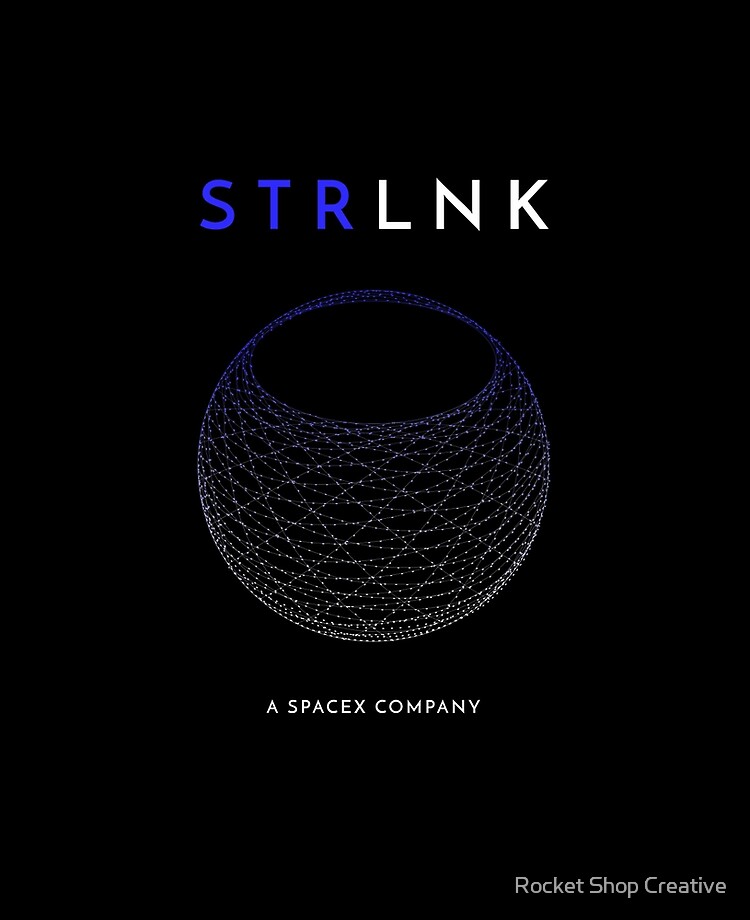 "SpaceX Starlink Graphic Design" iPad Case & Skin for Sale by Rocket ...
