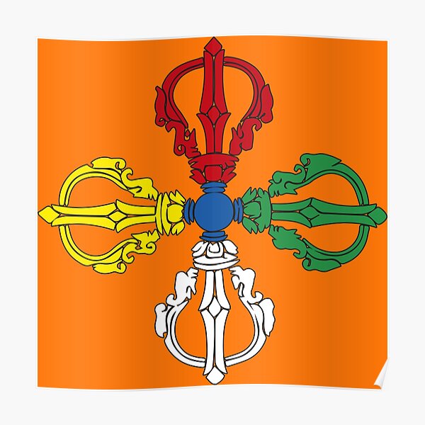 "Double Dorje" Poster by fabiotib | Redbubble