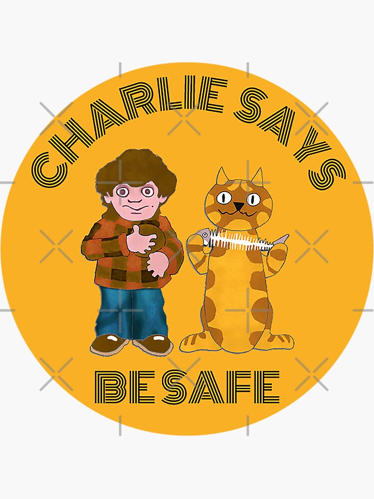 "Charlie Says 1970s British Nostalgia - Charley Says And Cat t shirt ...