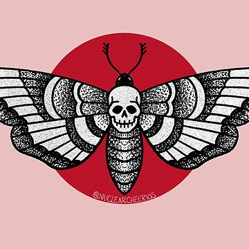 "Mothica Deathicus" Sticker for Sale by nuclearcheerios | Redbubble