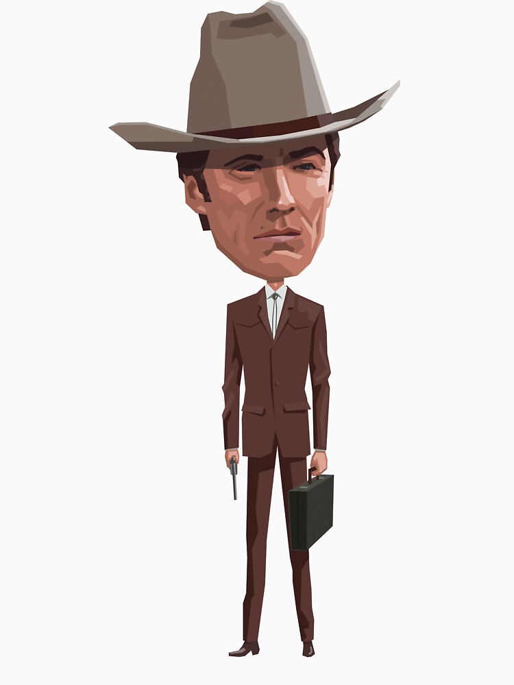 "Clint means business" T-shirt for Sale by mitchfrey | Redbubble | pale ...