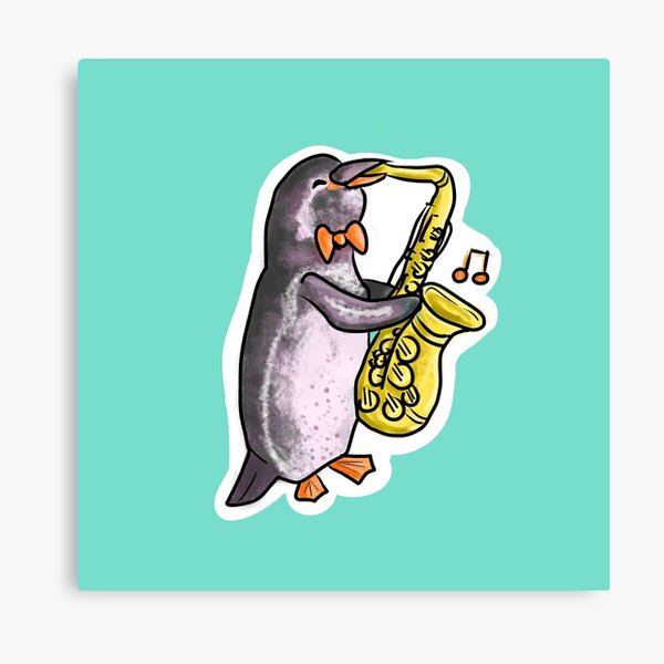 Saxophone Acoustic Canvas Prints | Redbubble