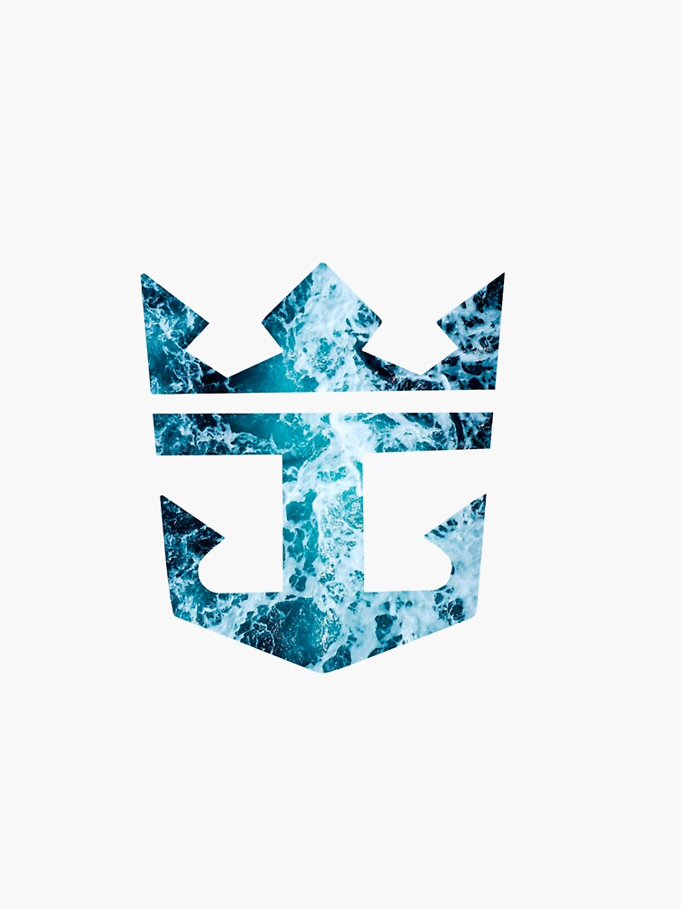 "Royal Caribbean water sticker " Sticker for Sale by sydneykmoutier ...