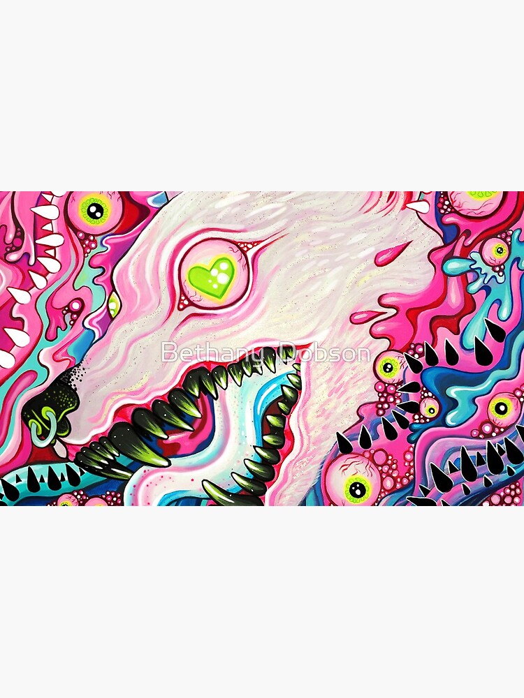 " und viel Glitzer !! Originalgemälde von Bethany Dobson" Kaffeebecher ...