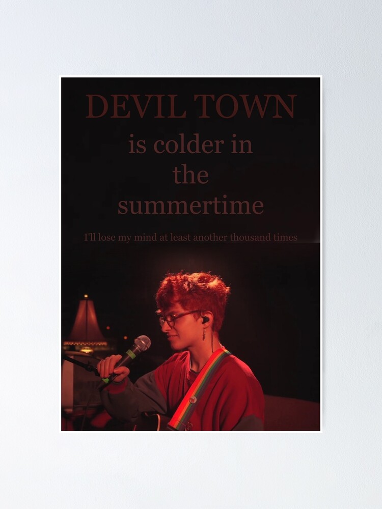 "Devil Town - Cavetown" Poster for Sale by sirsnufkin | Redbubble