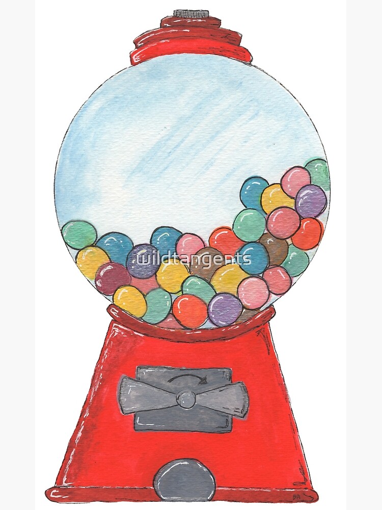 "Gumball Machine " Poster by wildtangents | Redbubble