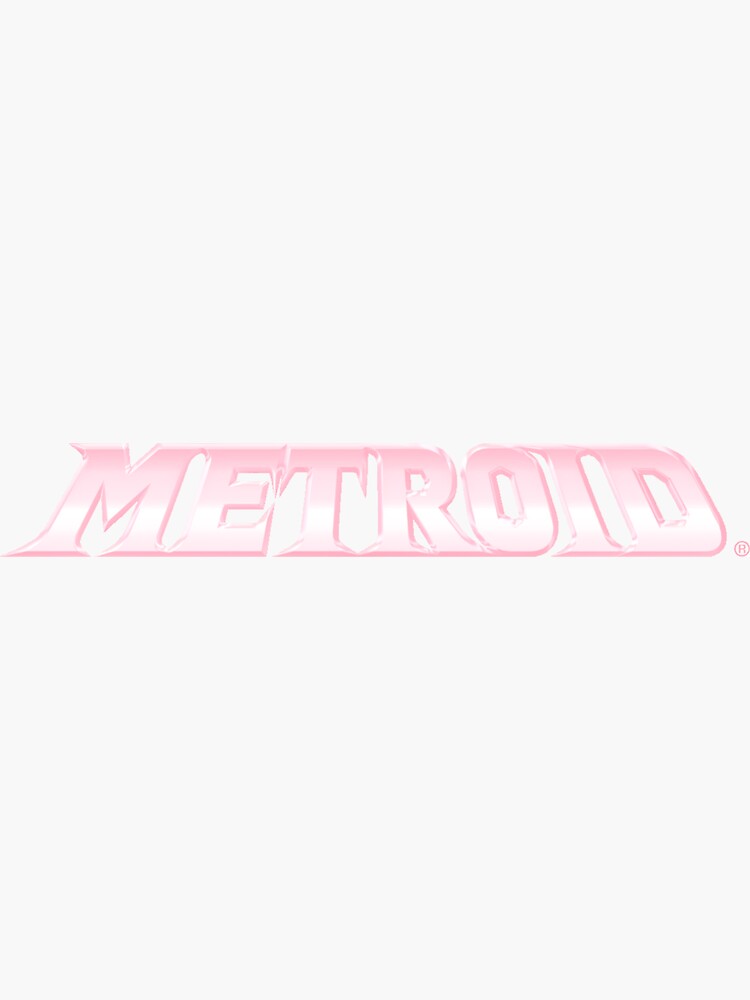 "Metroid [pink]" Sticker by MONOII | Redbubble