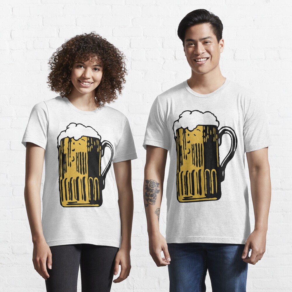 "Cold Beer" T-shirt for Sale by Beer-Bones | Redbubble | beer t-shirts ...