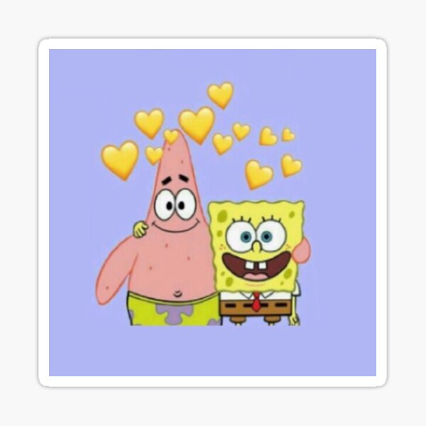 "Spongebob and Patrick" Sticker for Sale by kboone564 | Redbubble