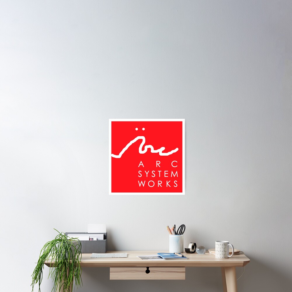 Poster « Arc System Works (ア ー ク シ ス テ ム ワ ー ク ス) Logo », par RubenCRM ...