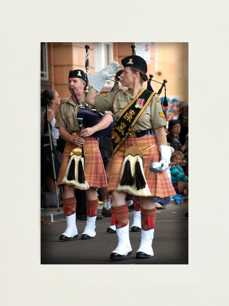 "Australian Army Reserves Pipes and Drums" Photographic Print by ...