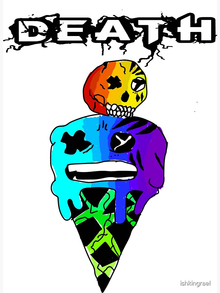 "Melted Ice Cream" Sticker for Sale by ishkingrael | Redbubble