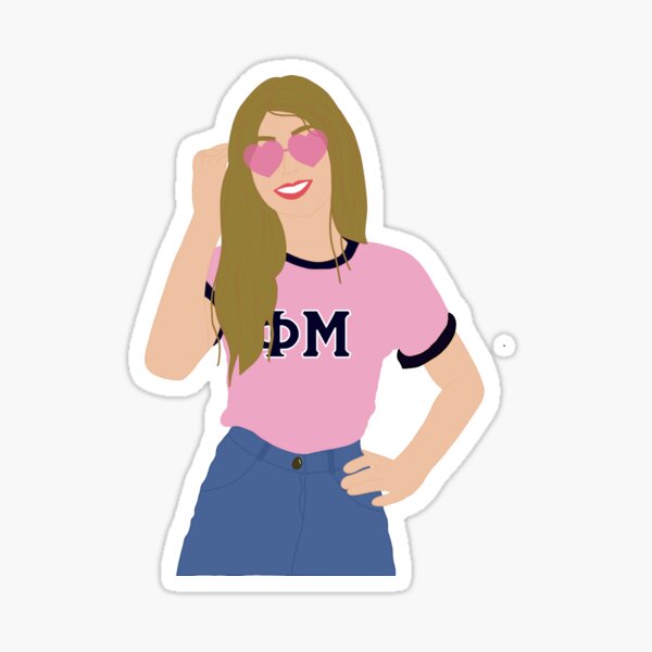 "Phi Mu girl" Sticker for Sale by CreationsbyMica | Redbubble
