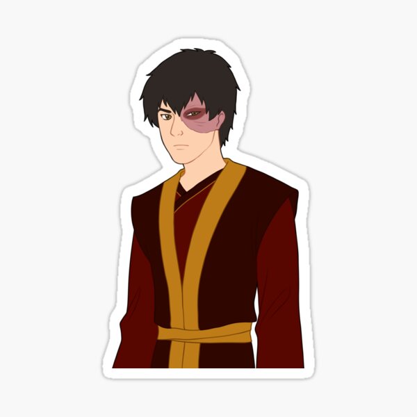 "Zuko" Sticker for Sale by Subaru87 | Redbubble