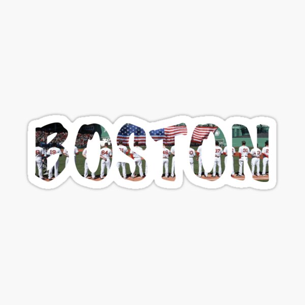 "Boston Sticker" Sticker by lyss-lee | Redbubble