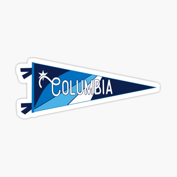 "Columbia Flag Pennant" Sticker for Sale by zsonn | Redbubble