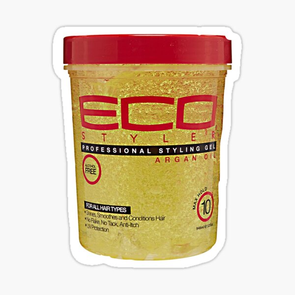 "ECO Styling Gel" Sticker for Sale by abigailclairej | Redbubble