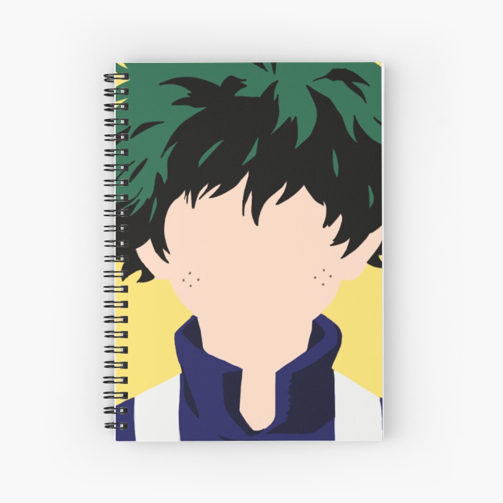 "My Hero Academia-Midoriya Izuku Deku" Spiral Notebook by heliosO-O ...