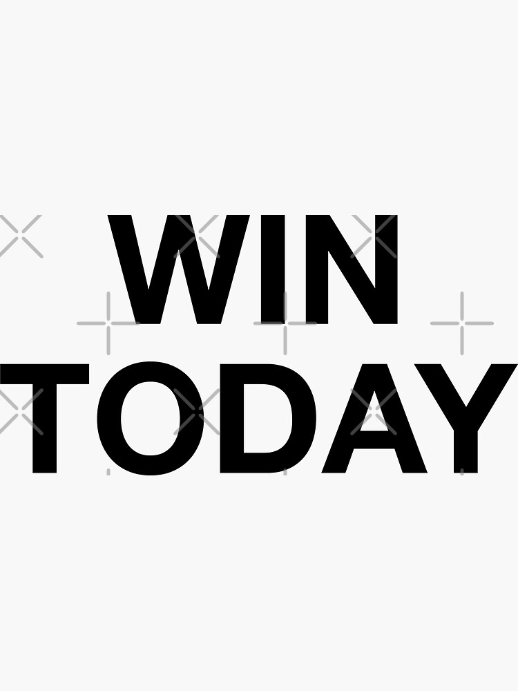 "Gary Vaynerchuk / Gary Vee - Win Today - WHITE" Sticker by ...