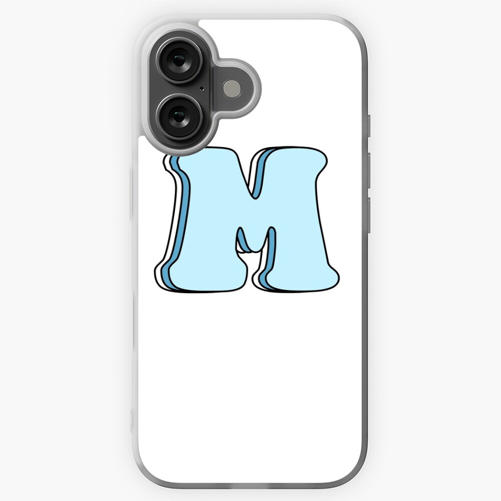 "Uppercase Blue Triple "M"" Sticker for Sale by Maggie S | Redbubble