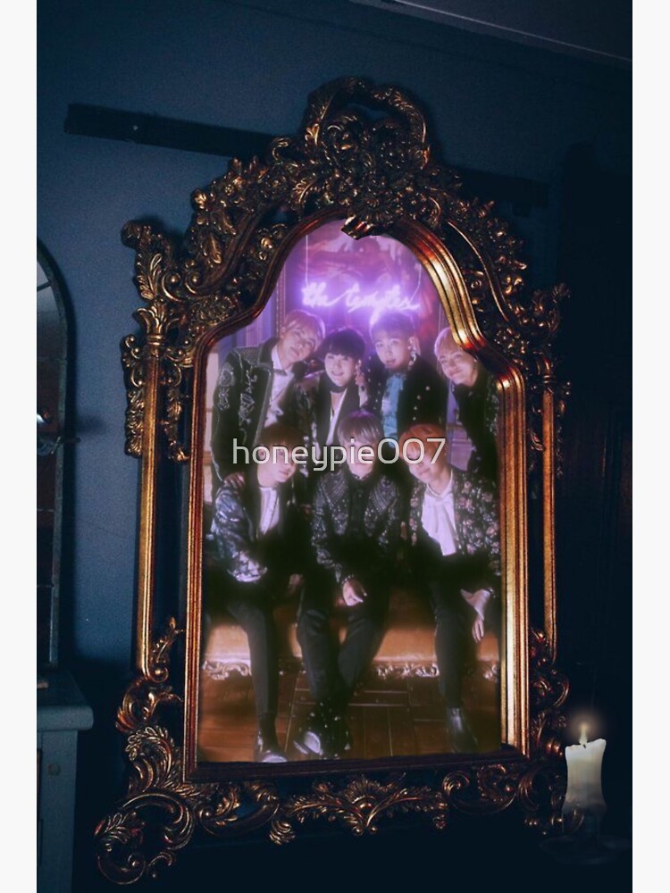 "bts mirror aesthetic " Sticker for Sale by honeypie007 | Redbubble
