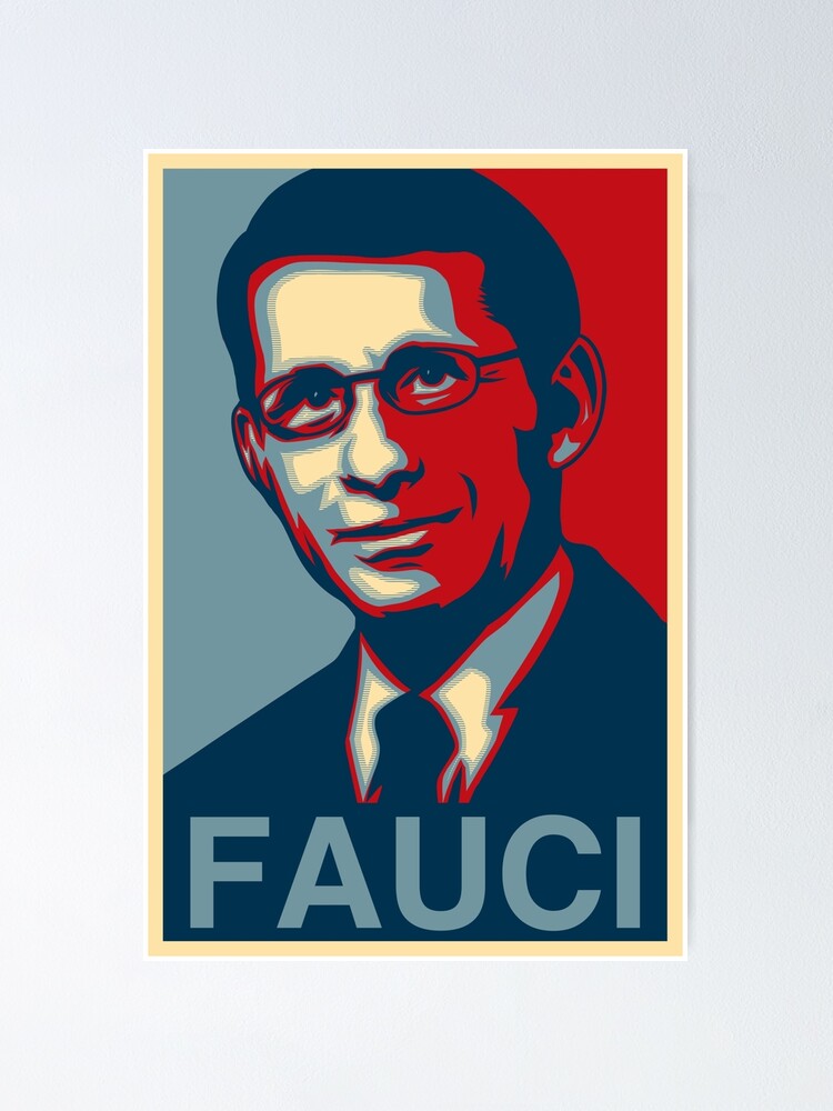 "Dr Anthony Stephen Fauci" Poster for Sale by gomskyartstudio | Redbubble