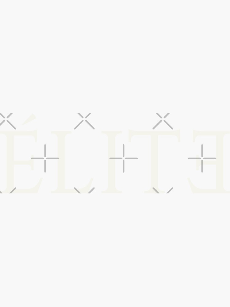 "Elite" Sticker for Sale by ThingsShop | Redbubble