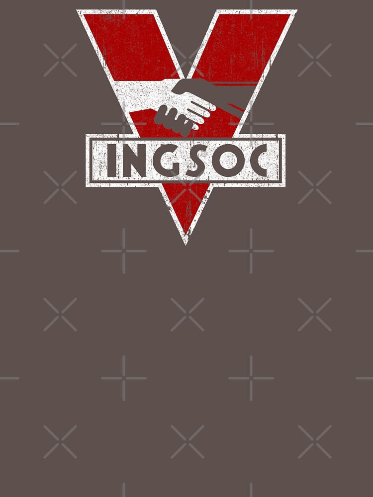 "INGSOC - 1984" T-shirt for Sale by huckblade | Redbubble | orwell t ...