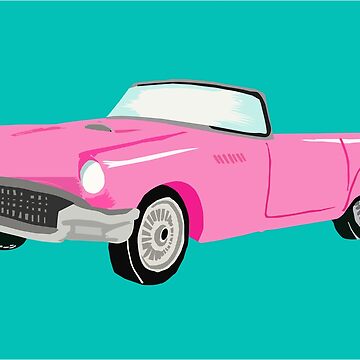 "Pink Cadillac" Sticker for Sale by sedrann15 | Redbubble