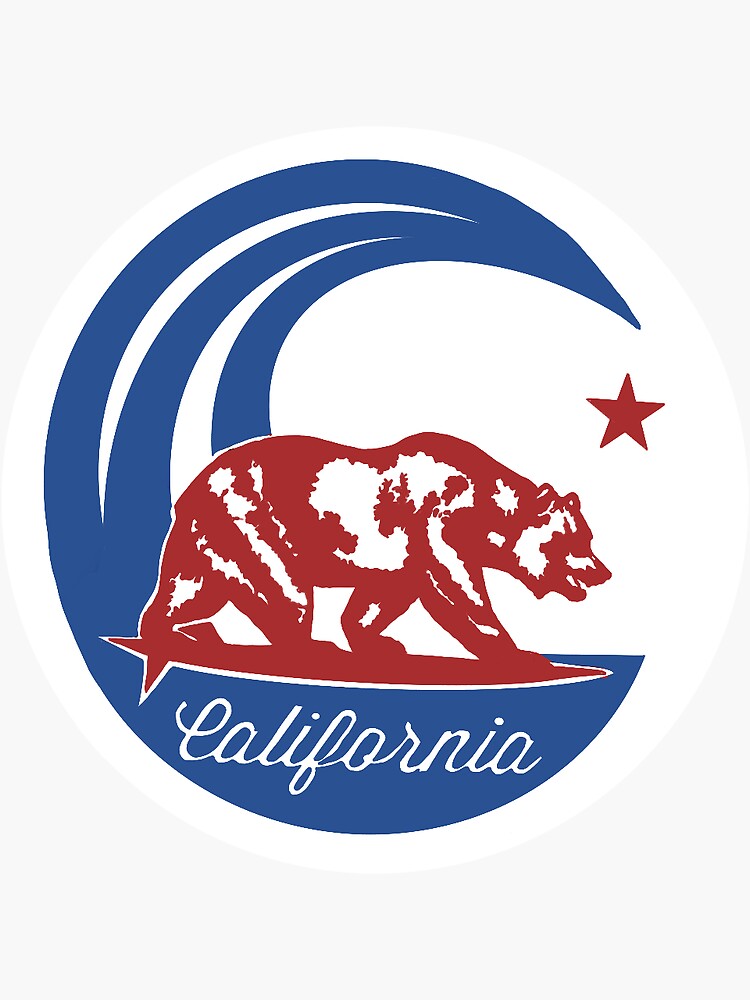 "California bear sticker" Sticker for Sale by sydneykmoutier | Redbubble