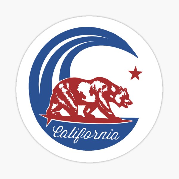 "California bear sticker" Sticker for Sale by sydneykmoutier | Redbubble