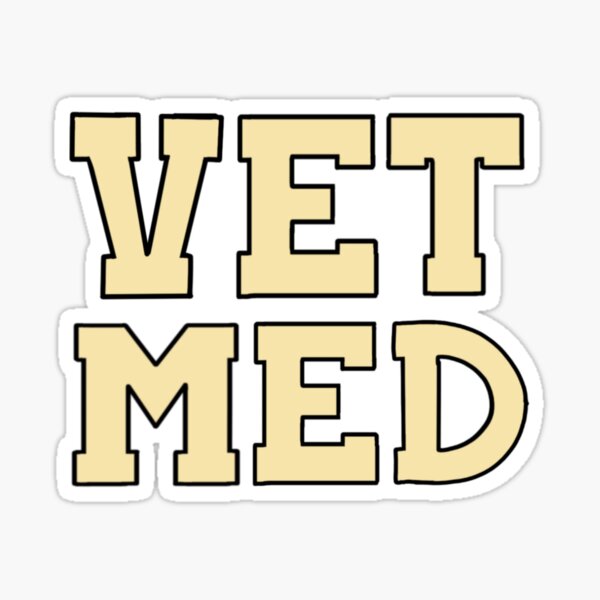 Vet Med Stickers | Redbubble