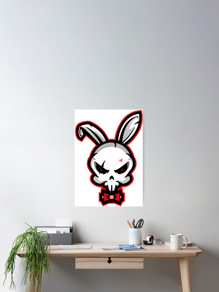"Bad Bunny Logo" Poster for Sale by BedBunny | Redbubble