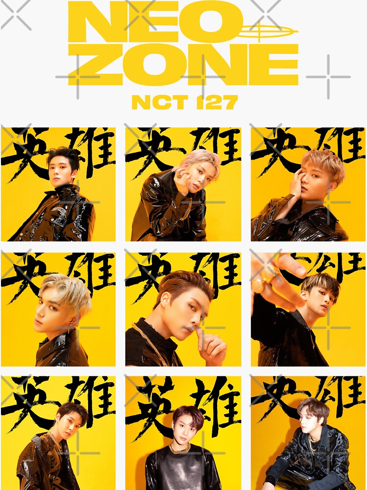 "NCT 127 'Kick It'" Sticker for Sale by nurfzr | Redbubble