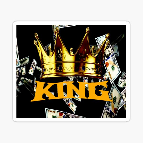 "King Crown" Sticker for Sale by CBS17 | Redbubble