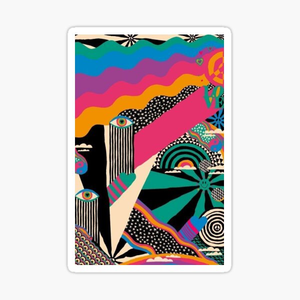 "Colourful textile design" Sticker for Sale by Khanchoice | Redbubble