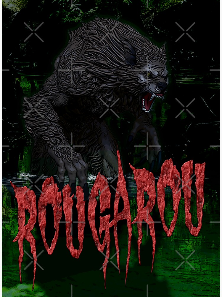 "ROUGAROU" Sticker by PapaSquatch | Redbubble