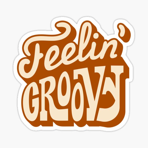"Feeling Groovy | Retro 70s | Vintage Seventies" Sticker by jasebro ...
