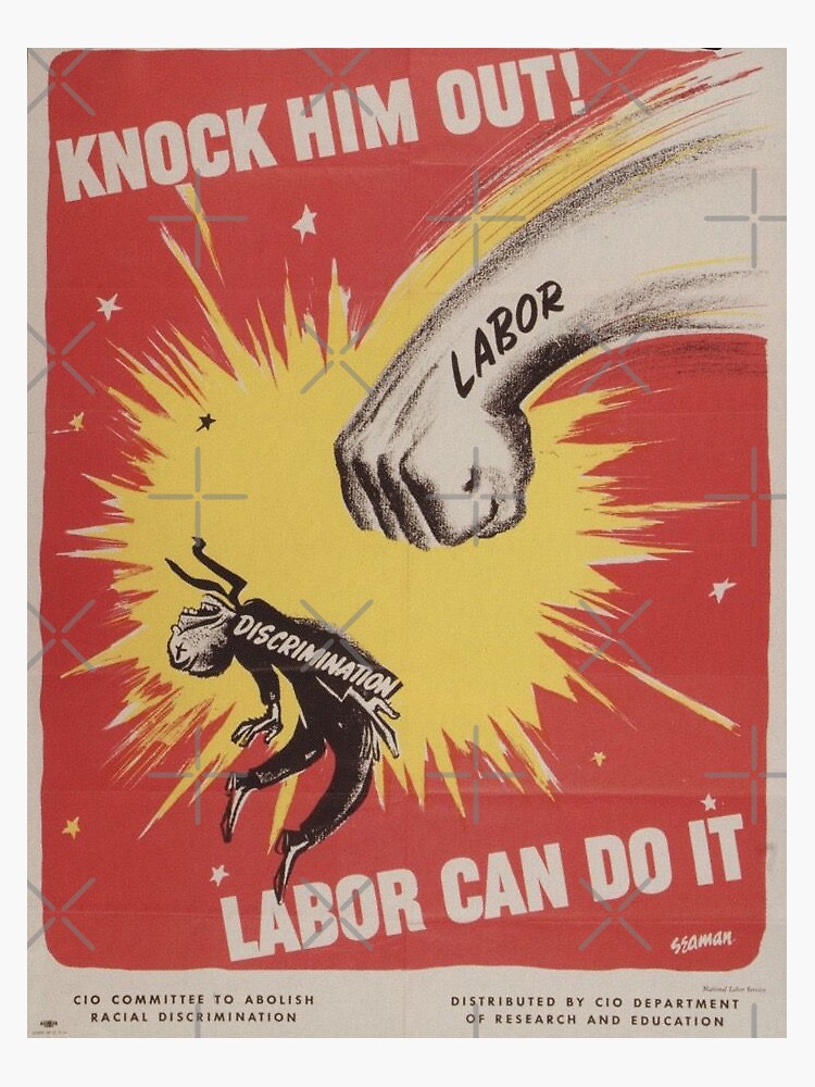 "Retro Labors Union Poster" Sticker for Sale by unionpride | Redbubble
