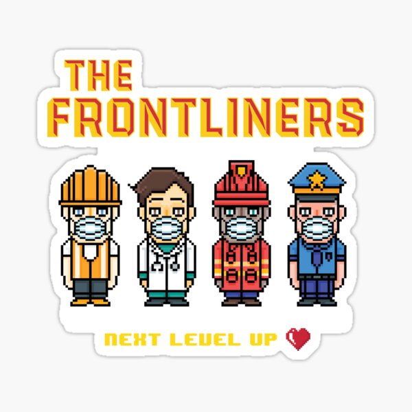 "The Frontliners 3" Sticker by opippi | Redbubble