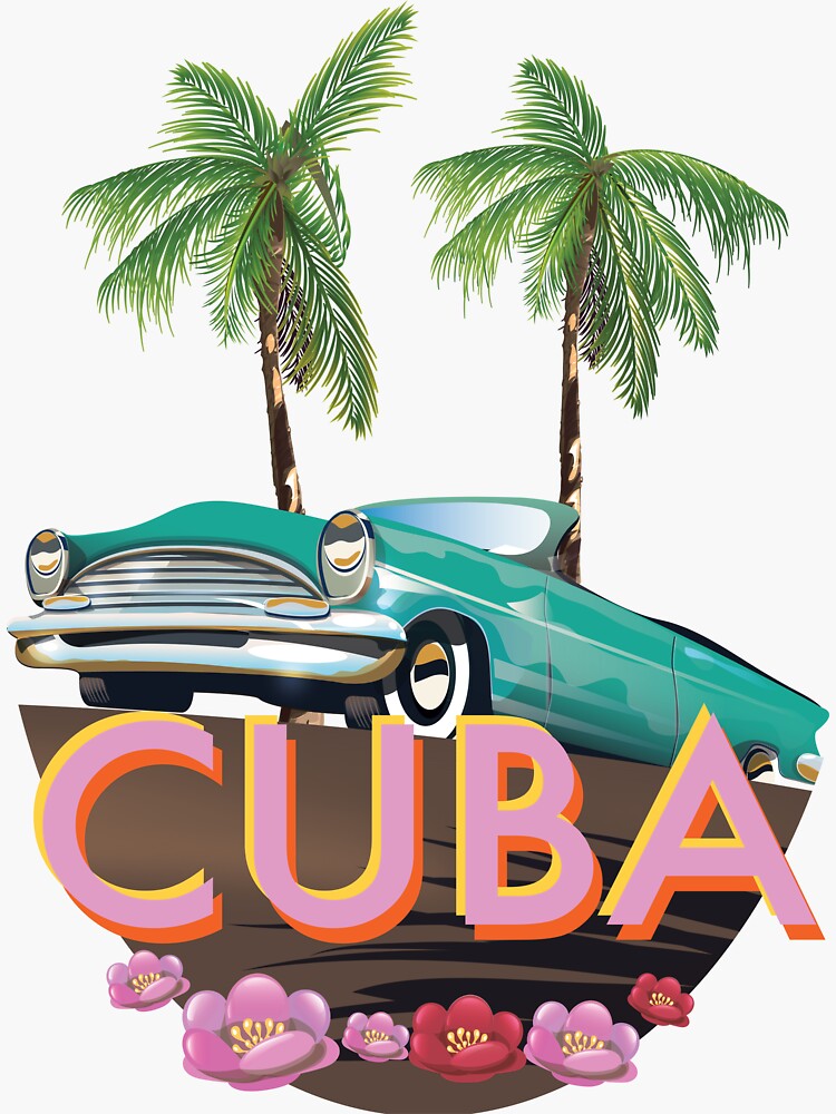 "Cuba" Sticker for Sale by vectorwebstore | Redbubble