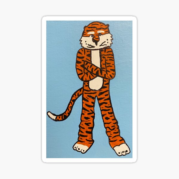 Aubie The Tiger Stickers | Redbubble