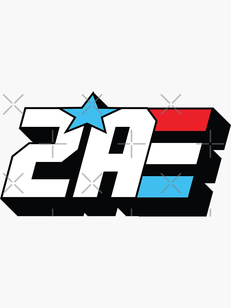 "2A" Sticker for Sale by pewcasso | Redbubble