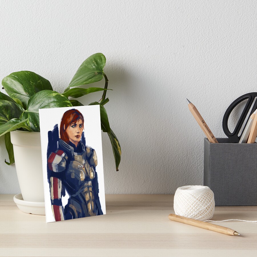 "Femshep from Mass Effect" Poster for Sale by enrychan | Redbubble