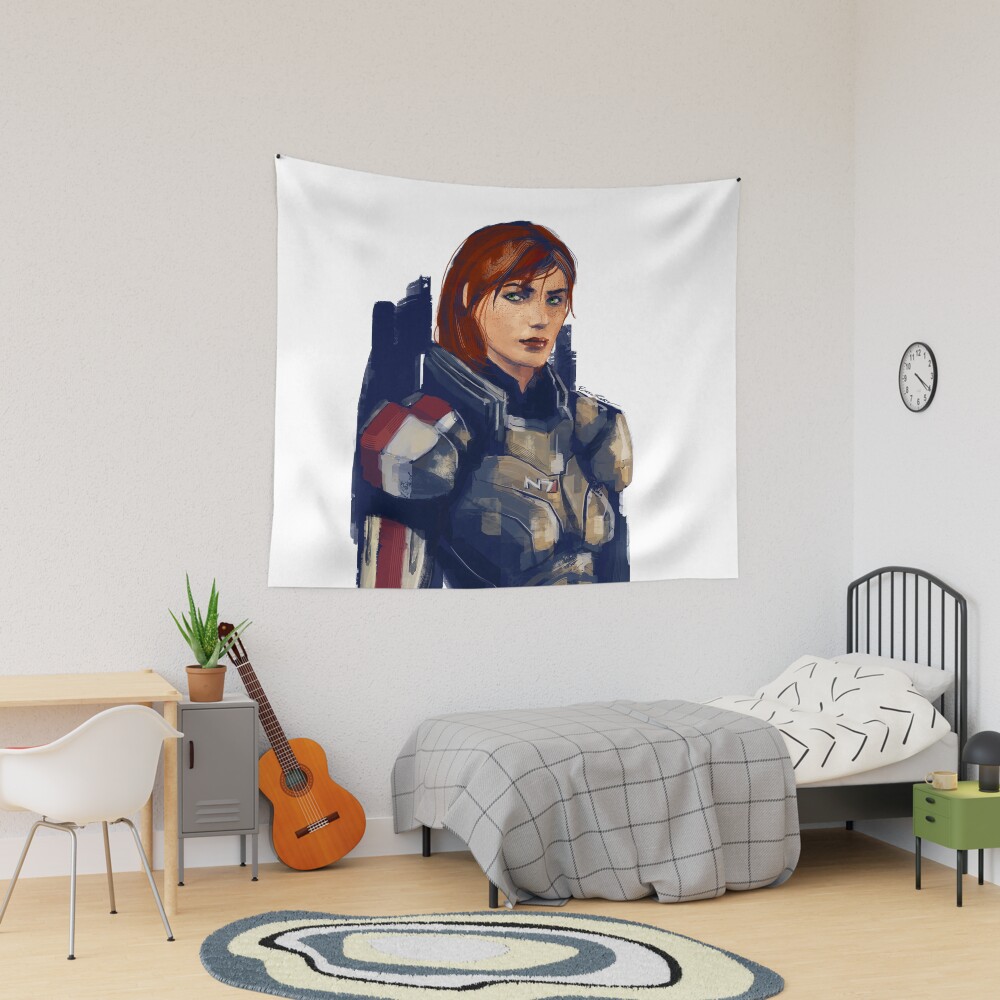 "Femshep from Mass Effect" Poster for Sale by enrychan | Redbubble