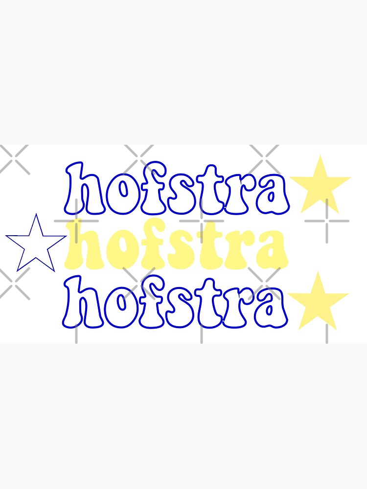 "Hofstra Triple Name Stars " Sticker for Sale by alisam19 | Redbubble