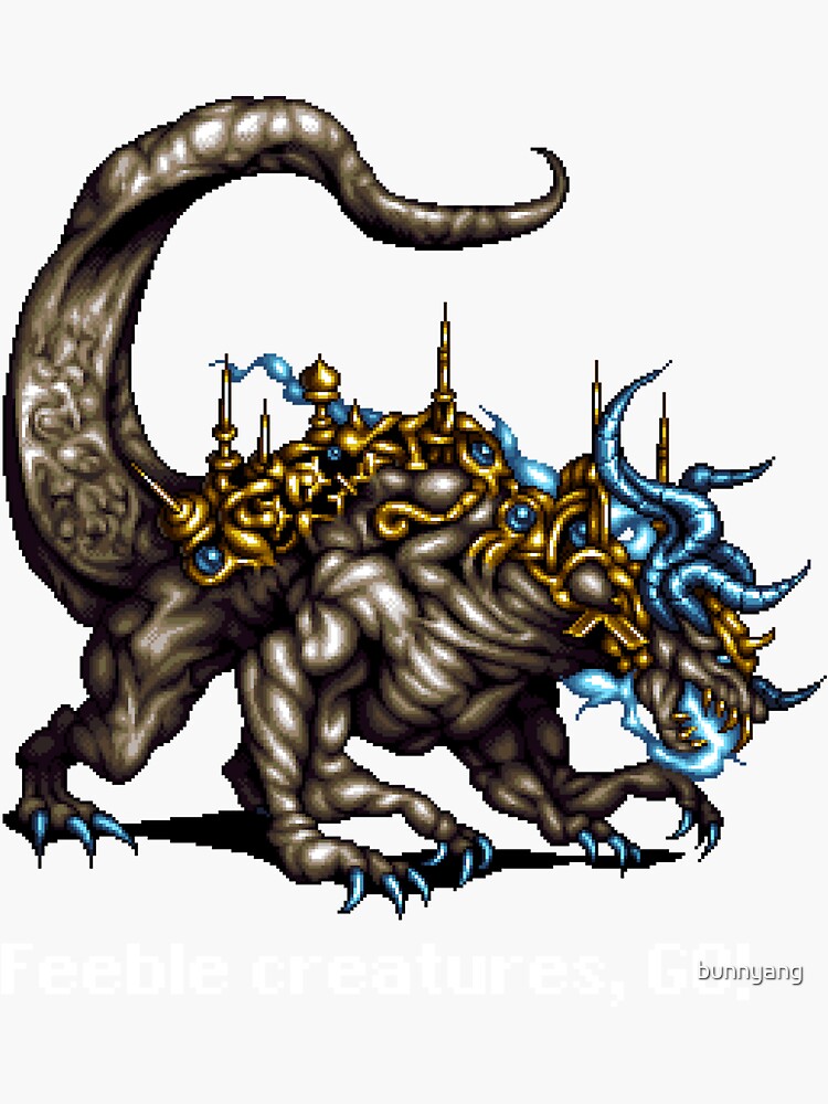 "Final Fantasy VI 6 Atma Weapon" Sticker for Sale by bunnyang | Redbubble