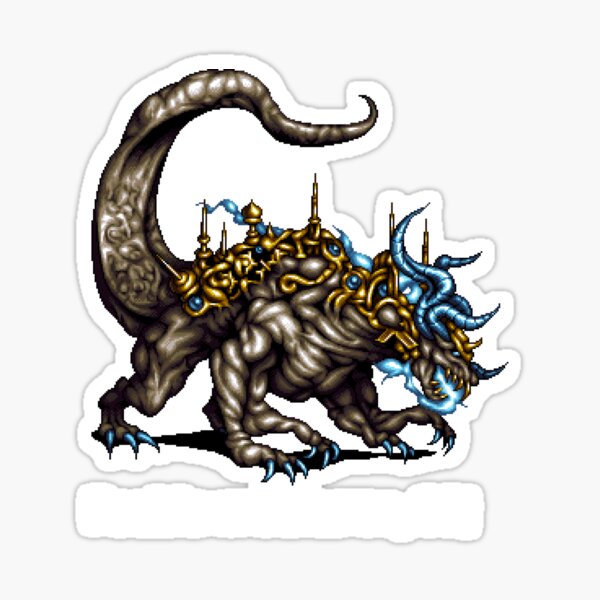"Final Fantasy VI 6 Atma Weapon" Sticker for Sale by bunnyang | Redbubble