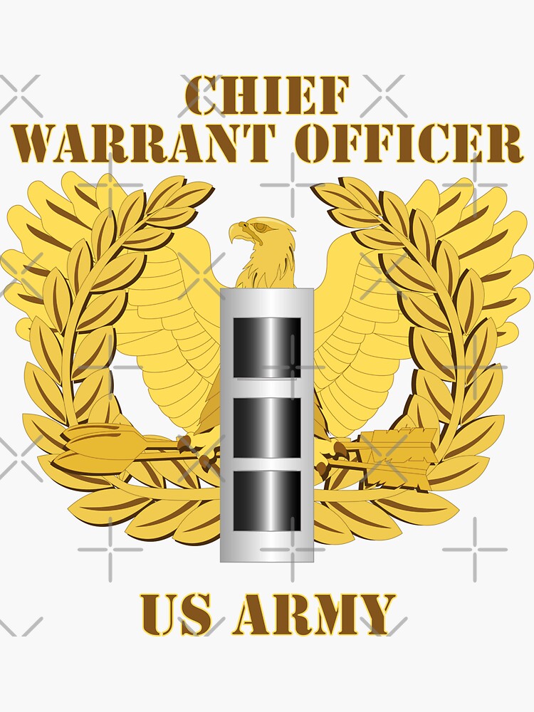 "Army - Emblem - Warrant Officer - CW3" Sticker for Sale by twix123844 ...